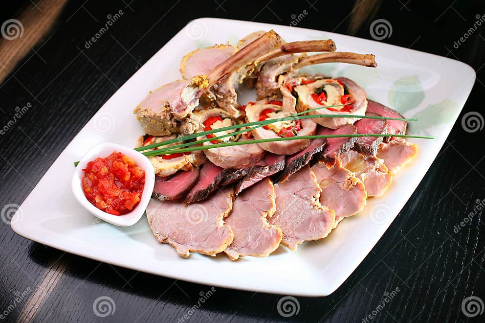 Boiled meat stock photo. Image of meat, dinner, biff - 11163402