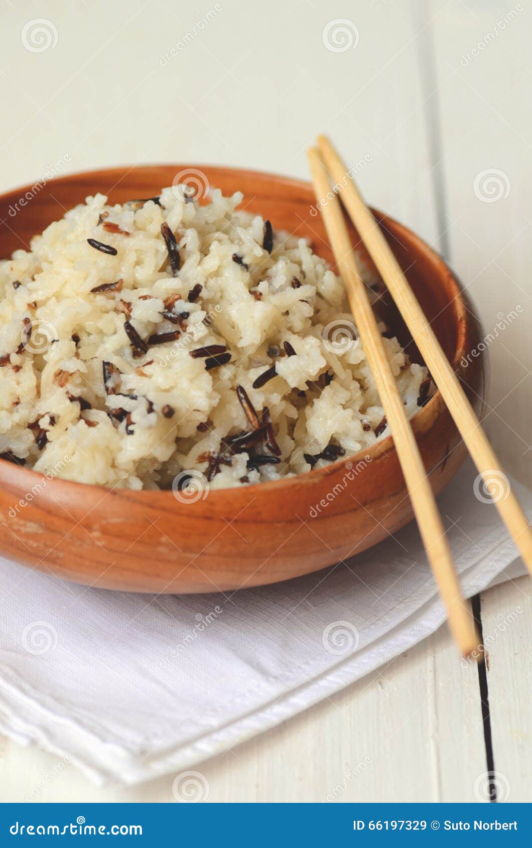 Boiled Mixed Rice stock image. Image of lunch, healthy - 66197329