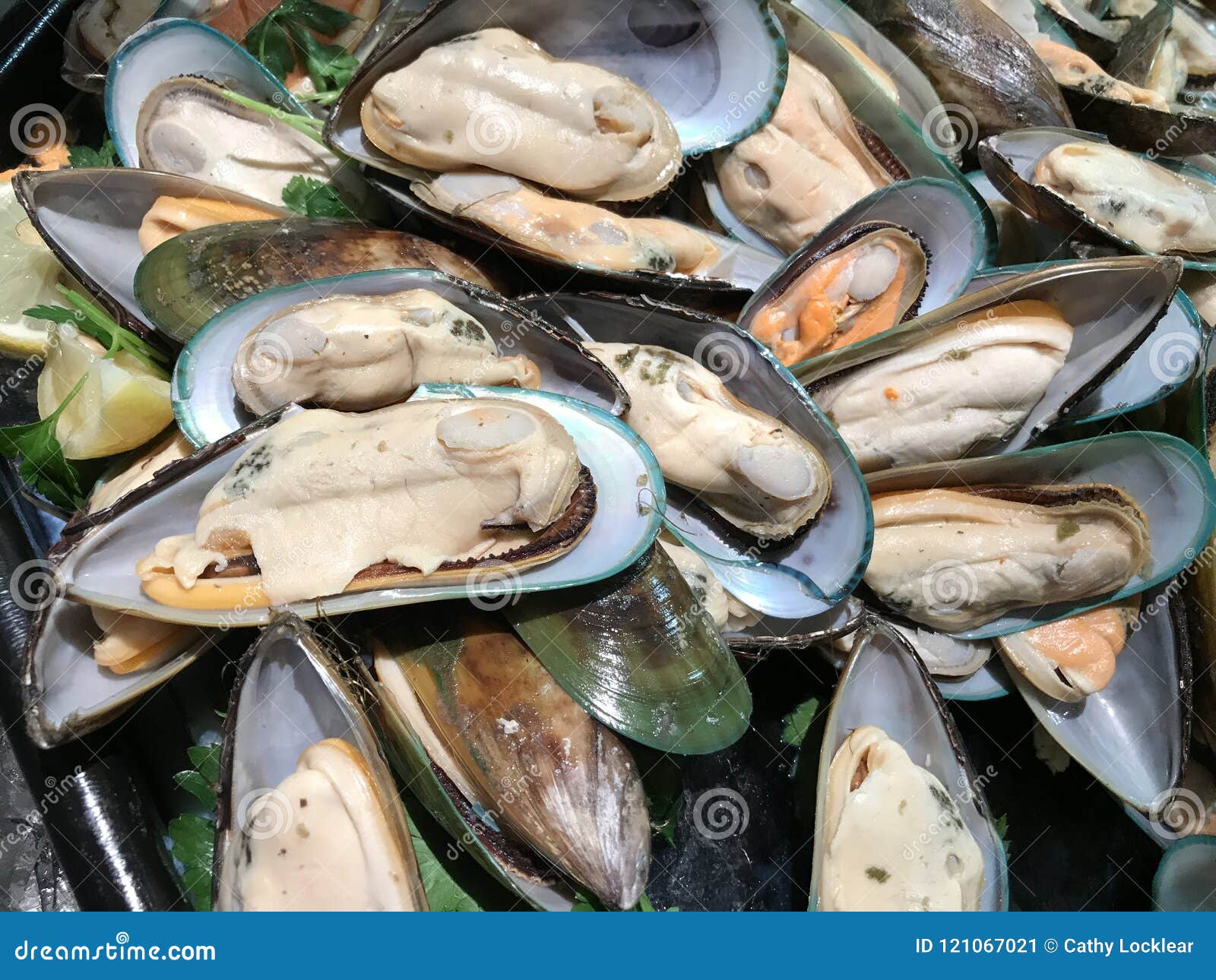 Boiled Mussels in the Shell Stock Image - Image of dinner, fresh: 121067021