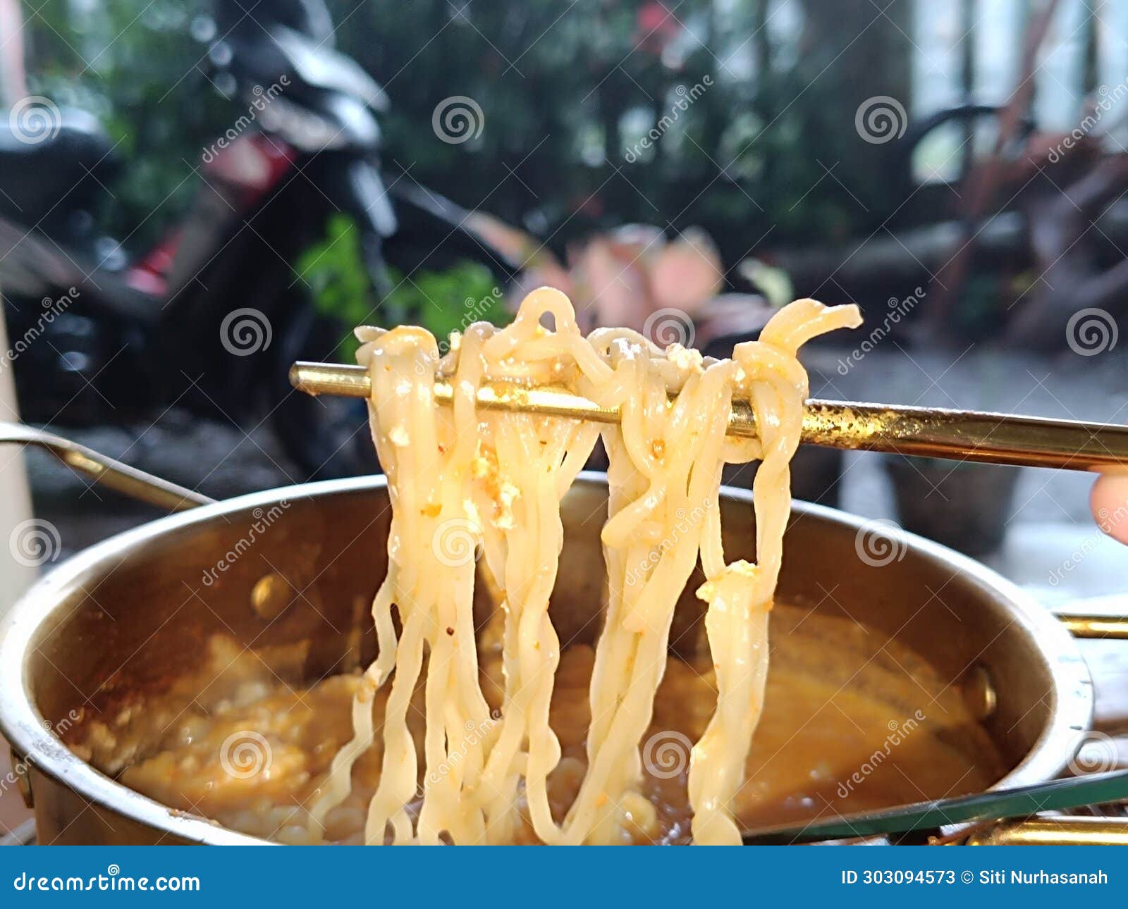 Boiled Noodles in the Raining Season Stock Image - Image of season ...
