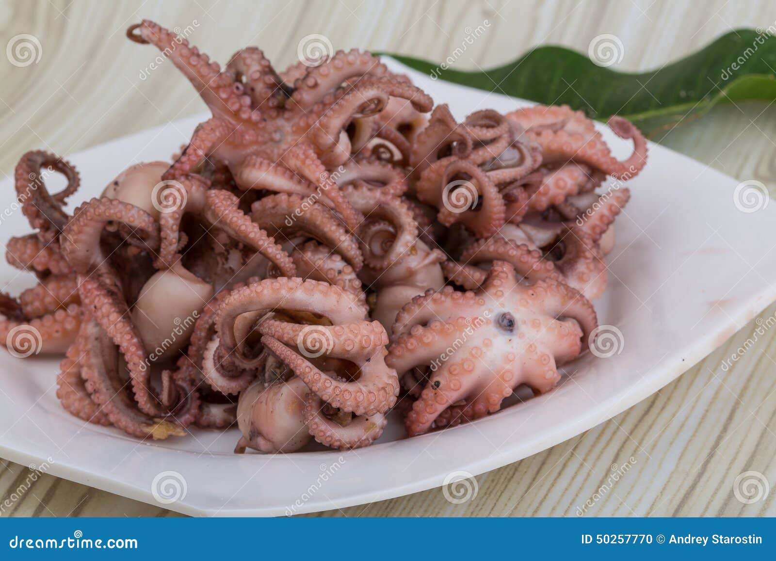 Boiled octopus stock photo. Image of lemon, cooked, dish - 50257770