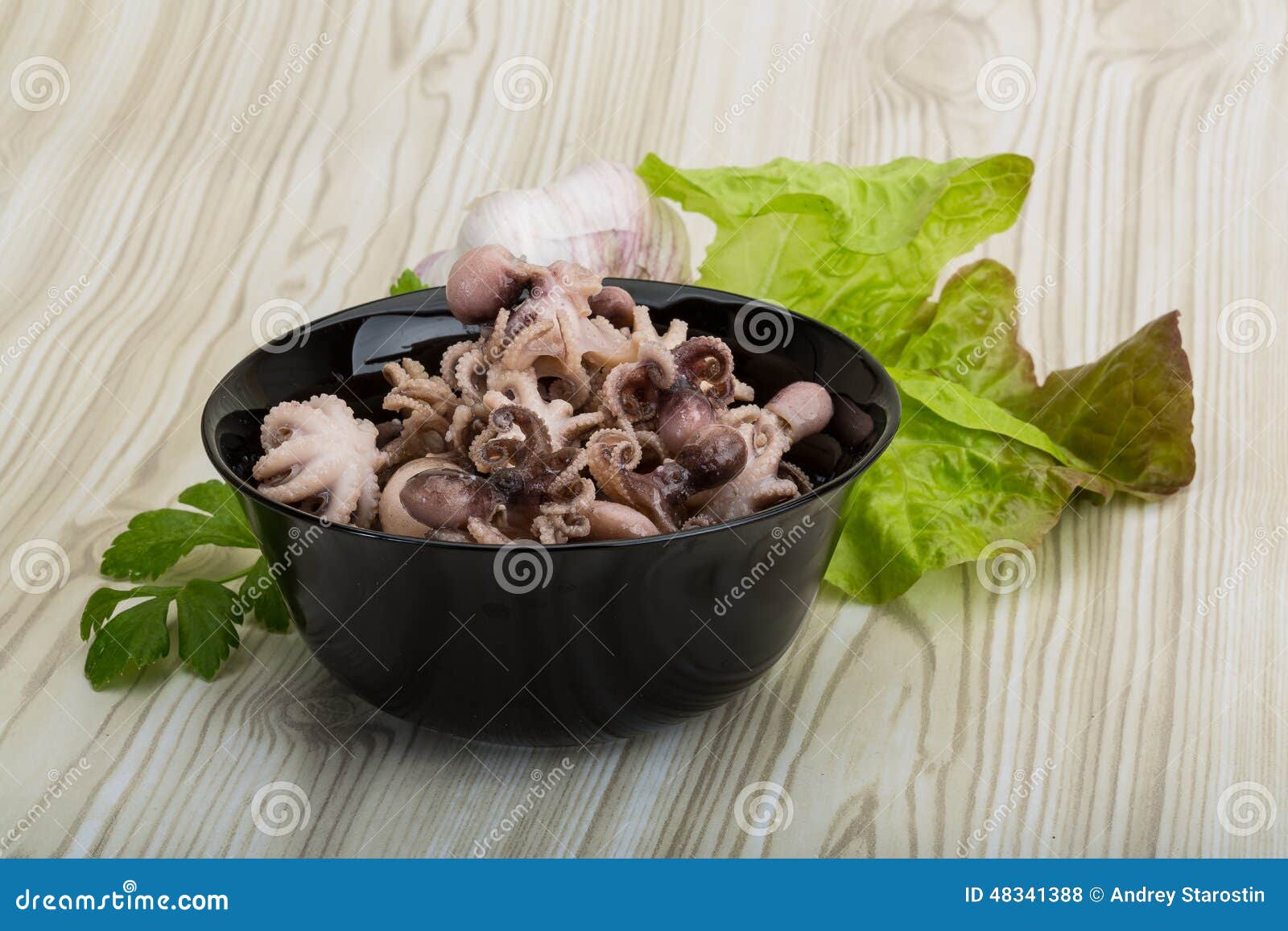 Boiled octopus stock photo. Image of cooking, cooked - 48341388