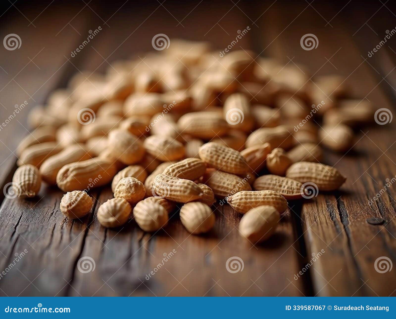 Boiled Peanuts on the Table Stock Illustration - Illustration of asian ...