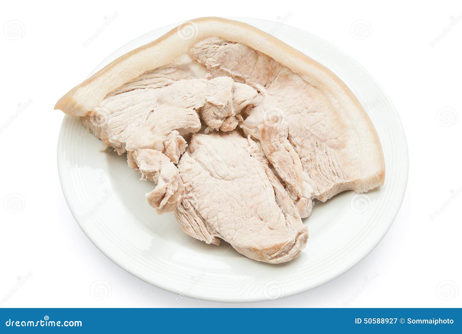 Boiled pork belly stock image. Image of fillet, unhealthy - 50588927