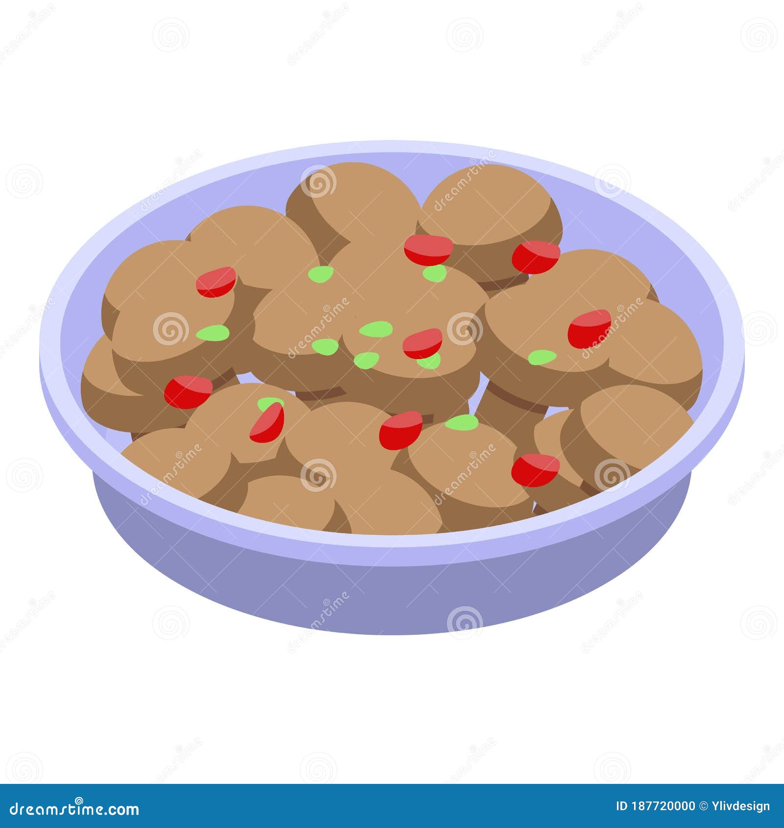 Boiled Potatoes Icon, Isometric Style Stock Vector - Illustration of ...