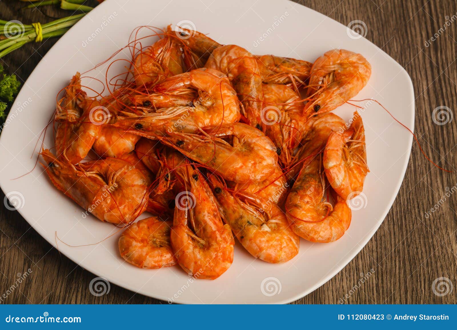 Boiled prawns stock image. Image of prawns, dish, macro - 112080423