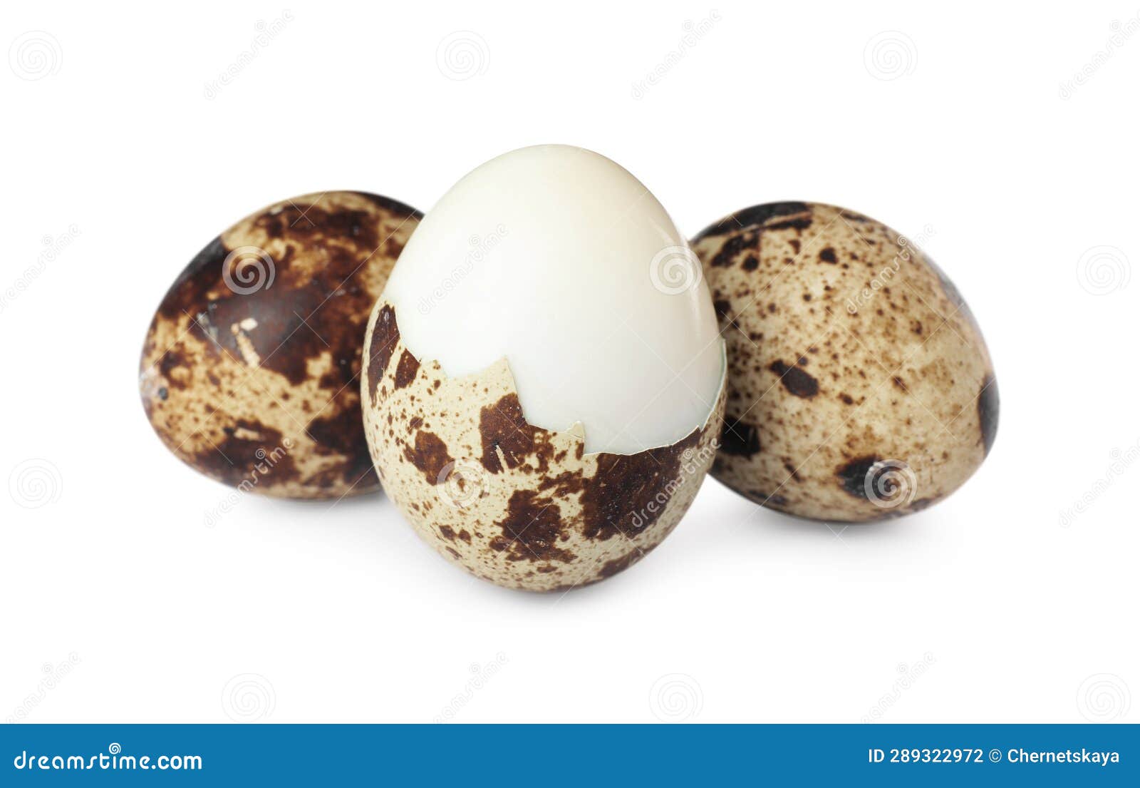 Boiled Quail Eggs in Shell Isolated on White Stock Photo - Image of ...