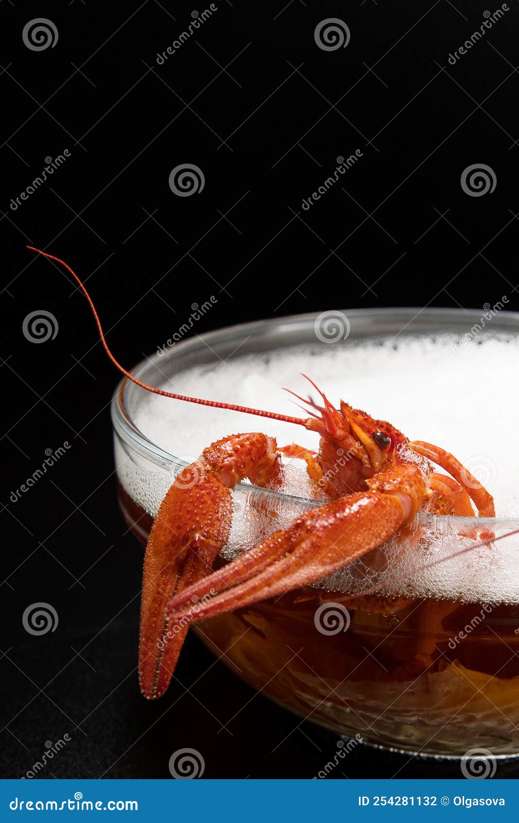 Boiled Red Crayfish - an Appetizer Bathed in Beer Like in a Sauna or ...