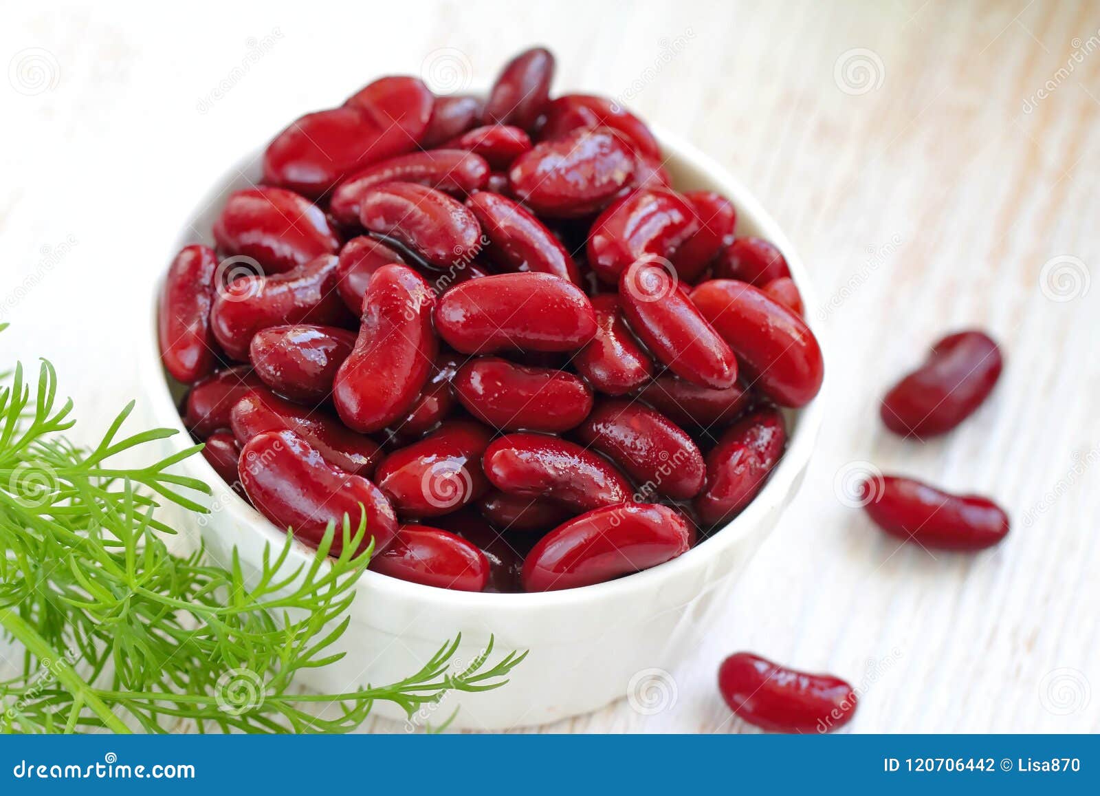Boiled Red Kidney Beans in a Bowl Stock Photo - Image of gastronomy ...