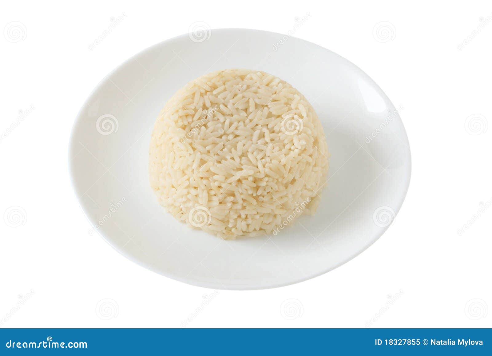 Boiled rice stock image. Image of rice, ingridient, bowl - 18327855