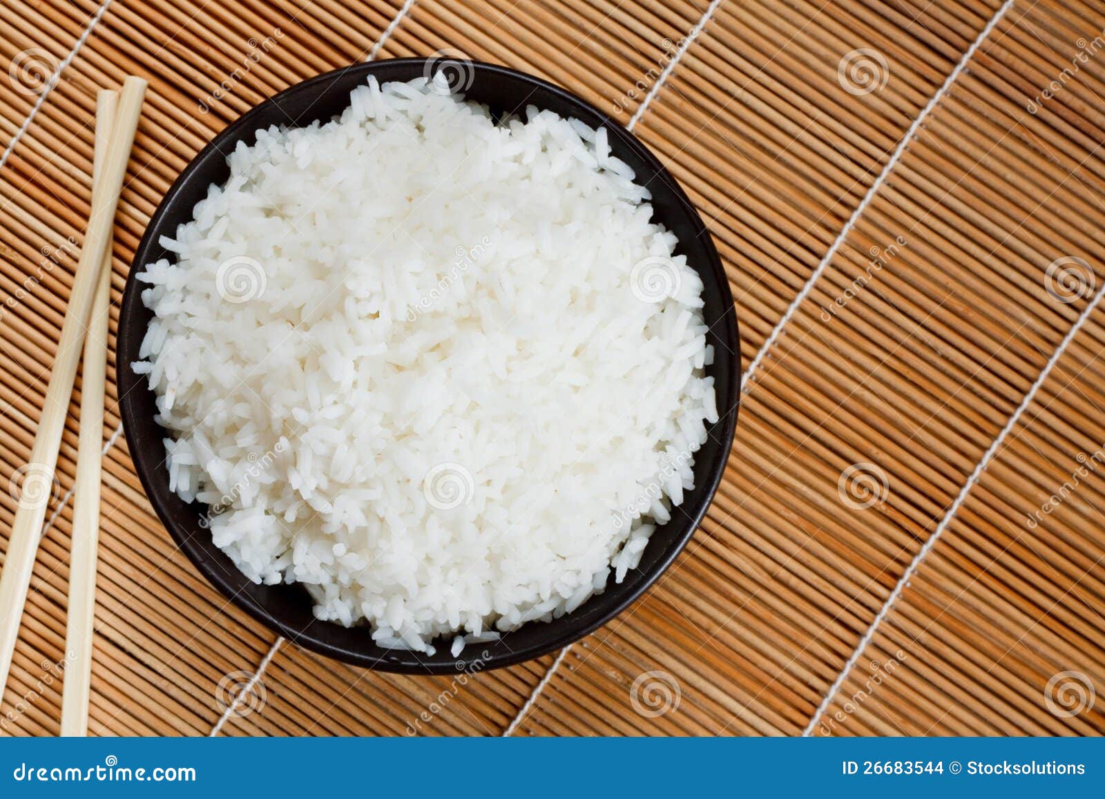 Boiled rice stock photo. Image of cooking, long, away - 26683544