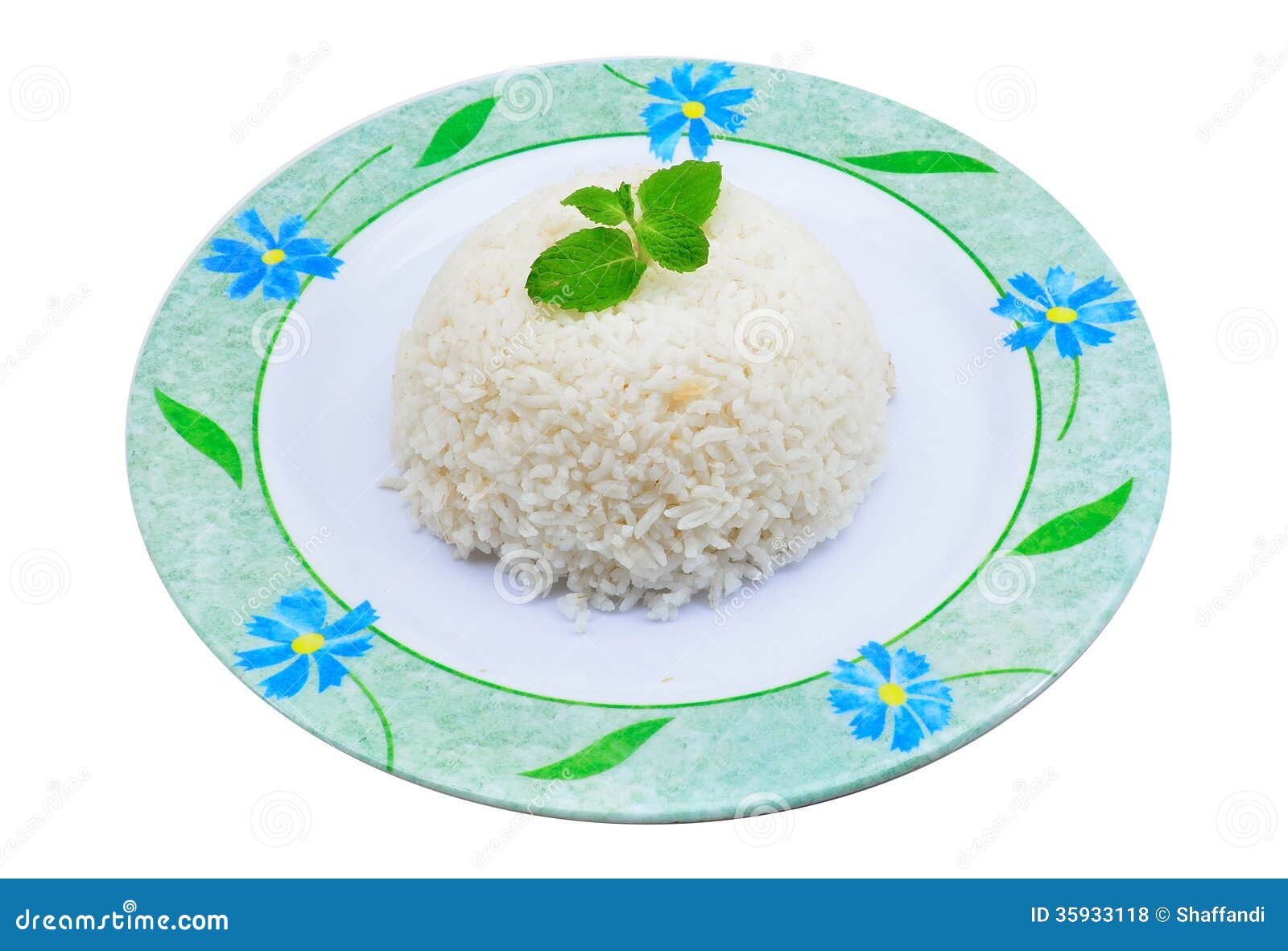 Boiled rice stock photo. Image of herbal, food, cuisine - 35933118