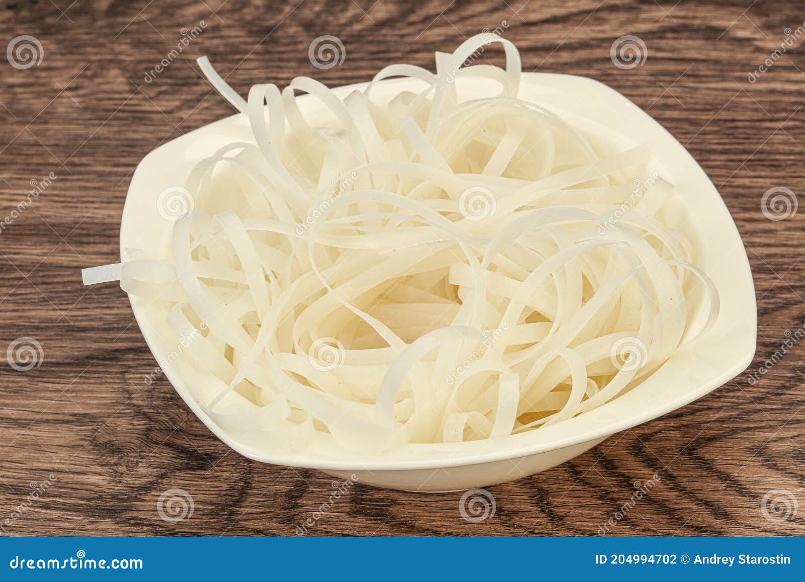 Boiled Rice Noodle for Cooking Stock Photo - Image of lunch, diet ...