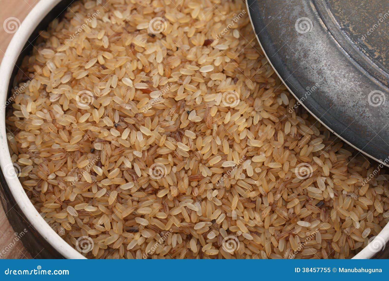 Boiled Rice or Parboiled Rice Stock Image - Image of parboiled ...