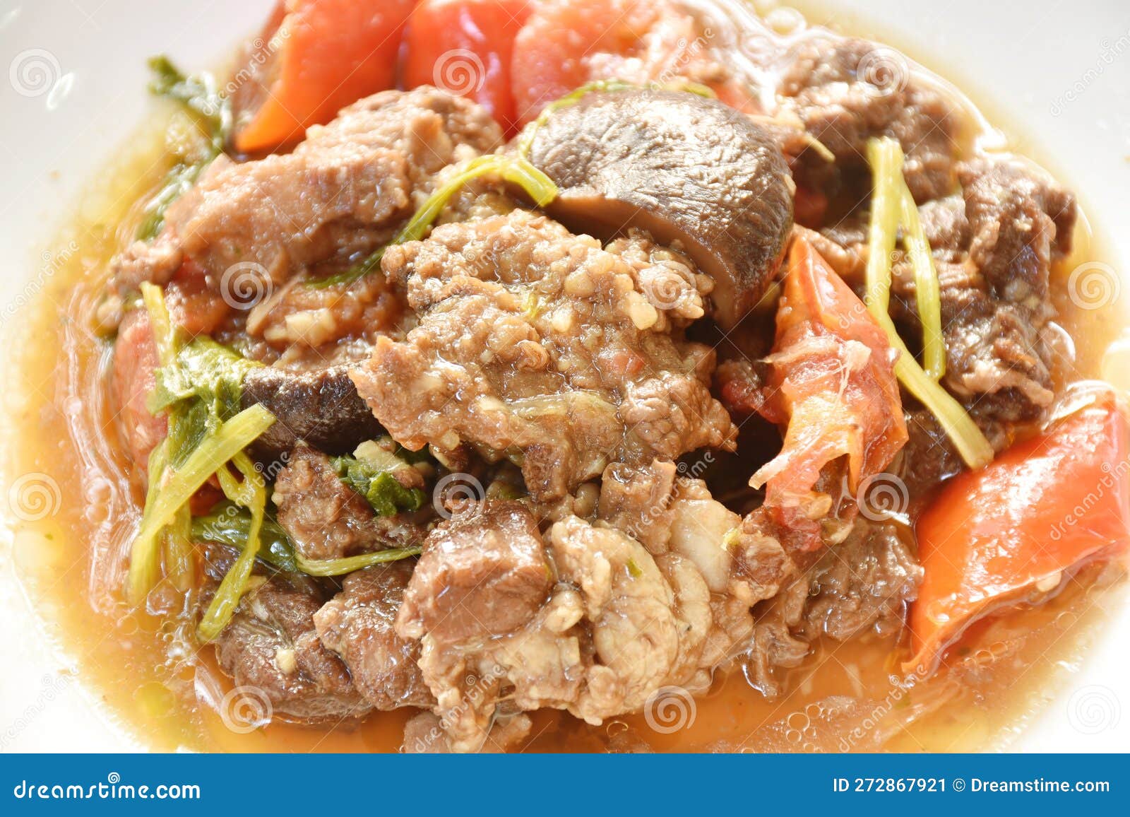 Boiled Slice Braised Beef and Chili Stew on Plate Stock Image - Image ... Boiled Slice Braised Beef and Chili Stew on Plate Stock Image - Image ...