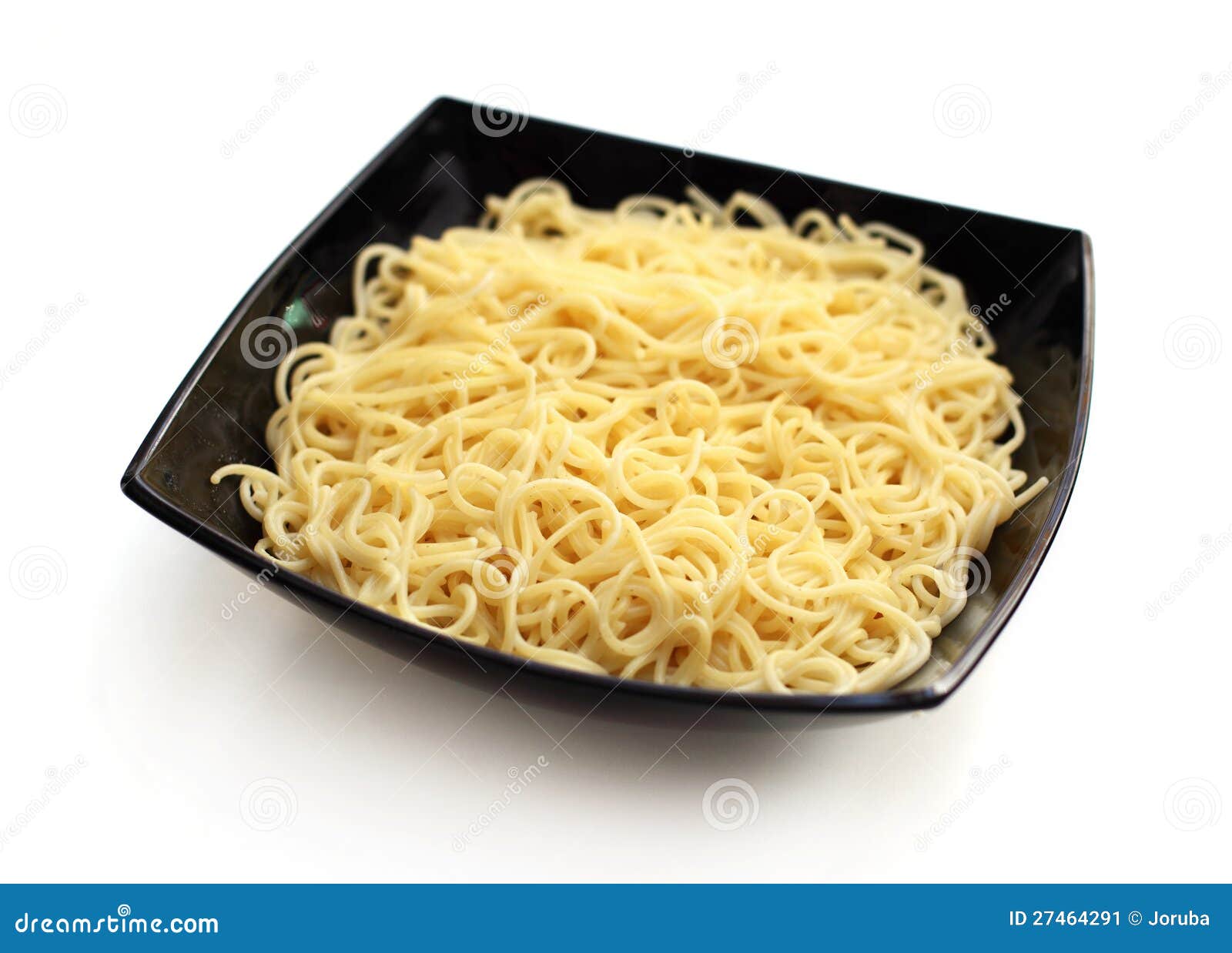 Boiled spaghetti pasta stock image. Image of heap, italian - 27464291