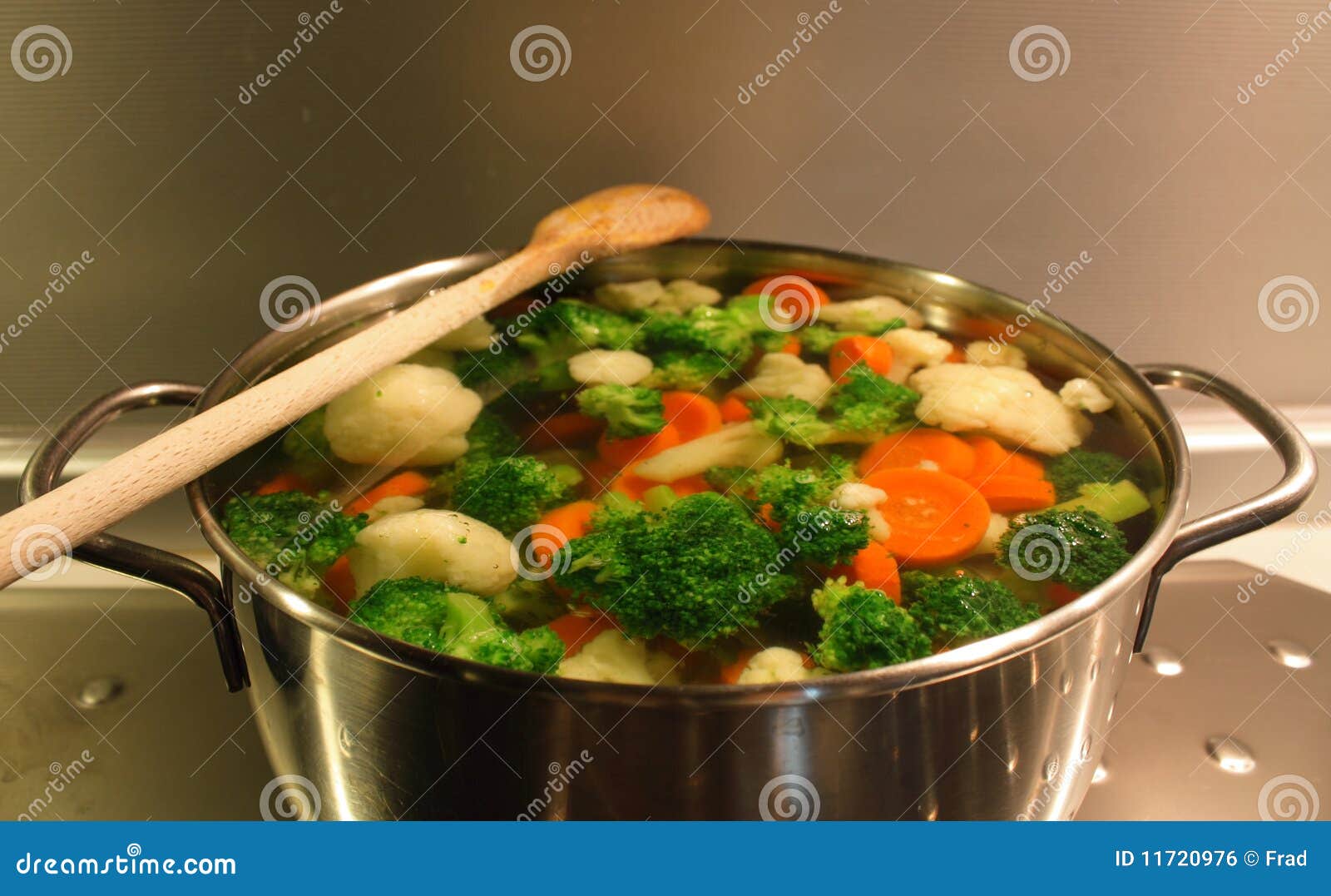 Boiled vegetables stock photo. Image of spoon, light - 11720976
