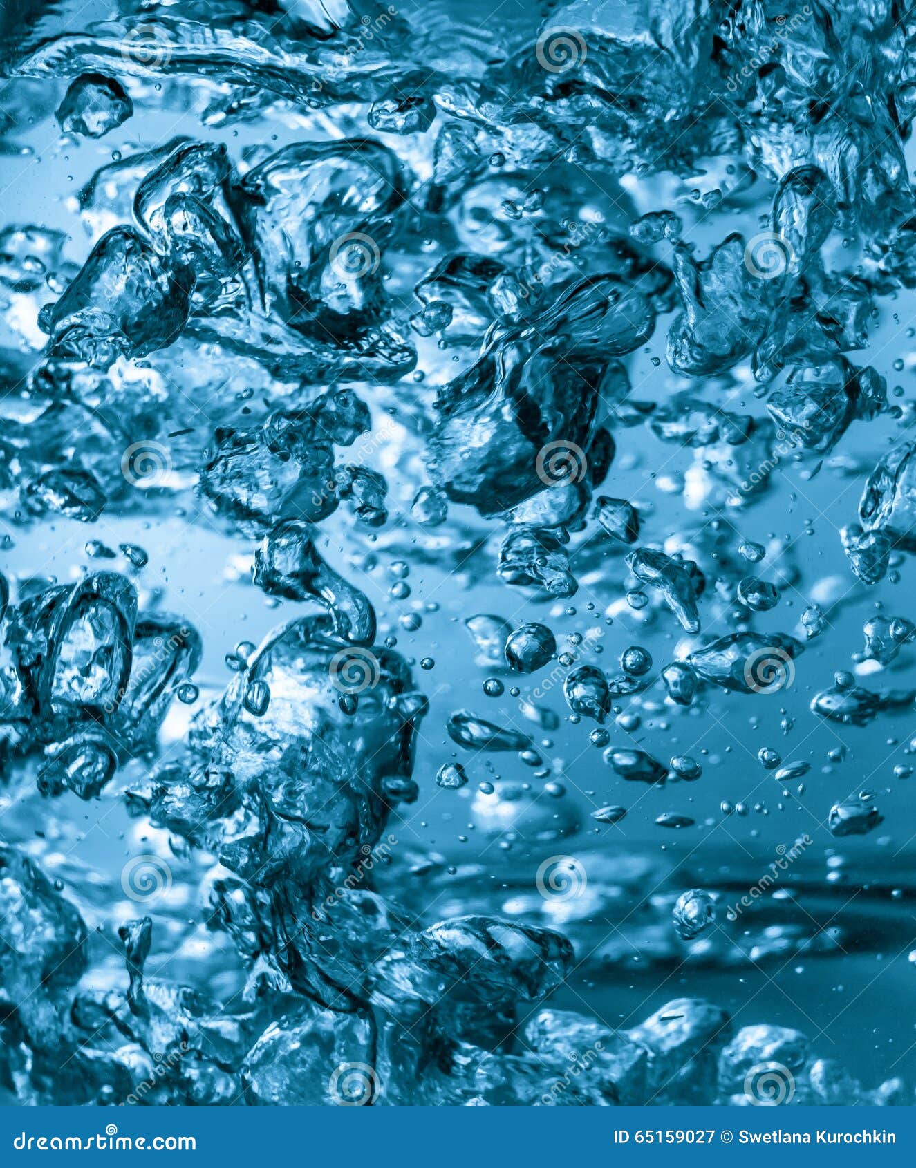 Boiled Water with Bubbles Background Stock Image - Image of ripple ...
