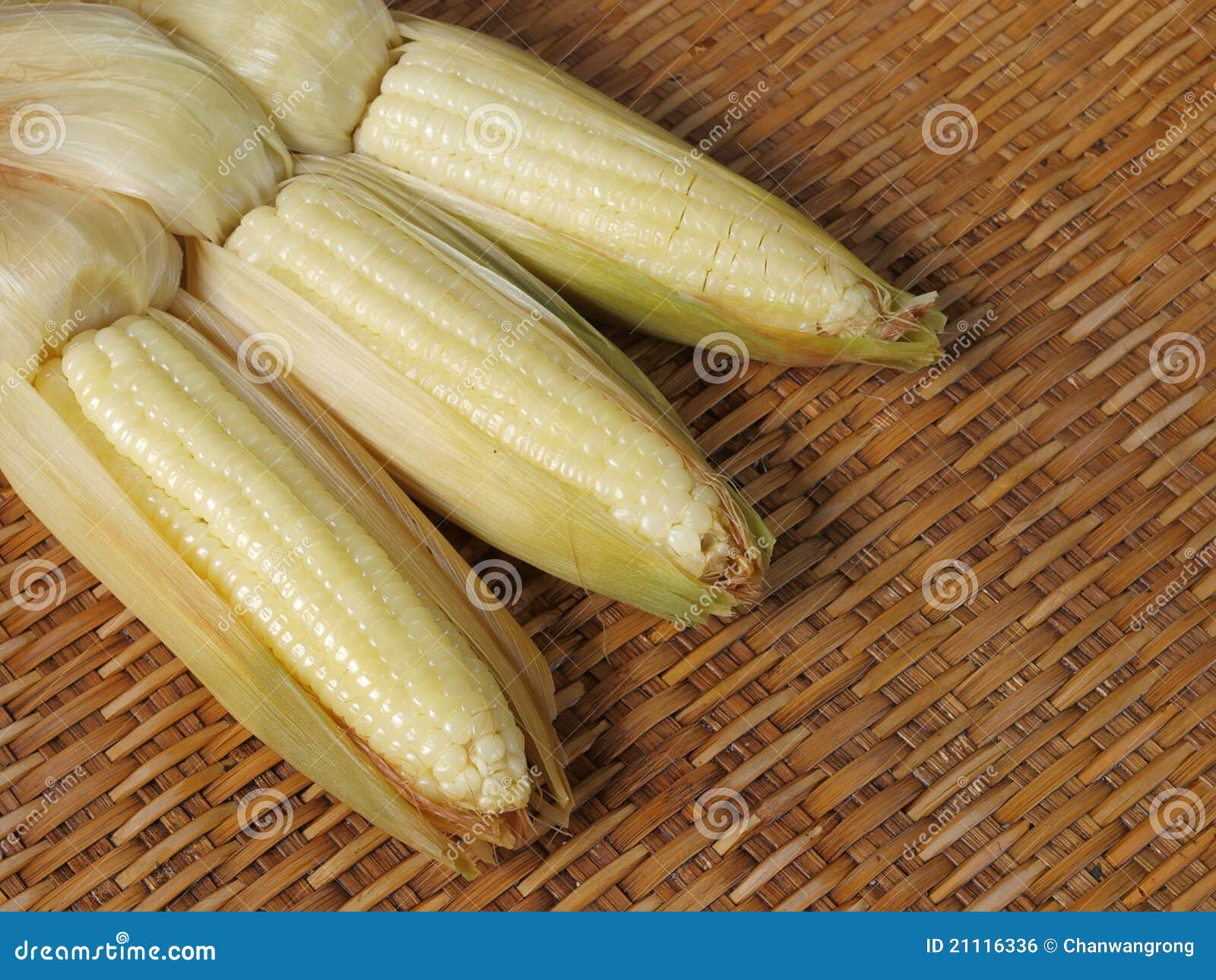 Boiled waxy corn stock photo. Image of group, golden - 21116336