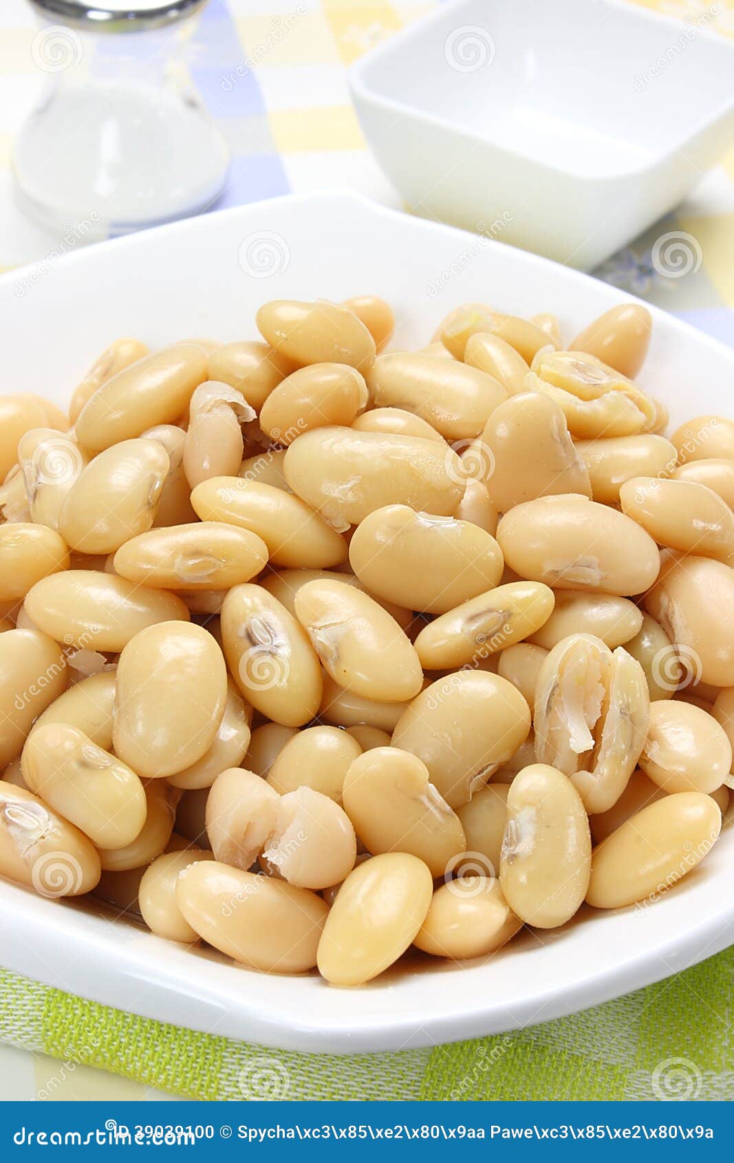 Boiled white beans stock photo. Image of healthy, commodity - 39039100