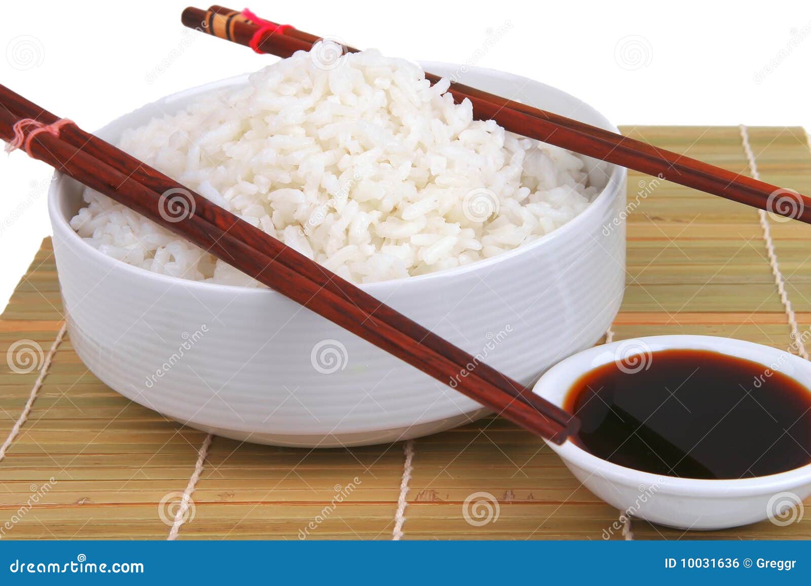 Boiled white rice stock photo. Image of boiled, japanese - 10031636