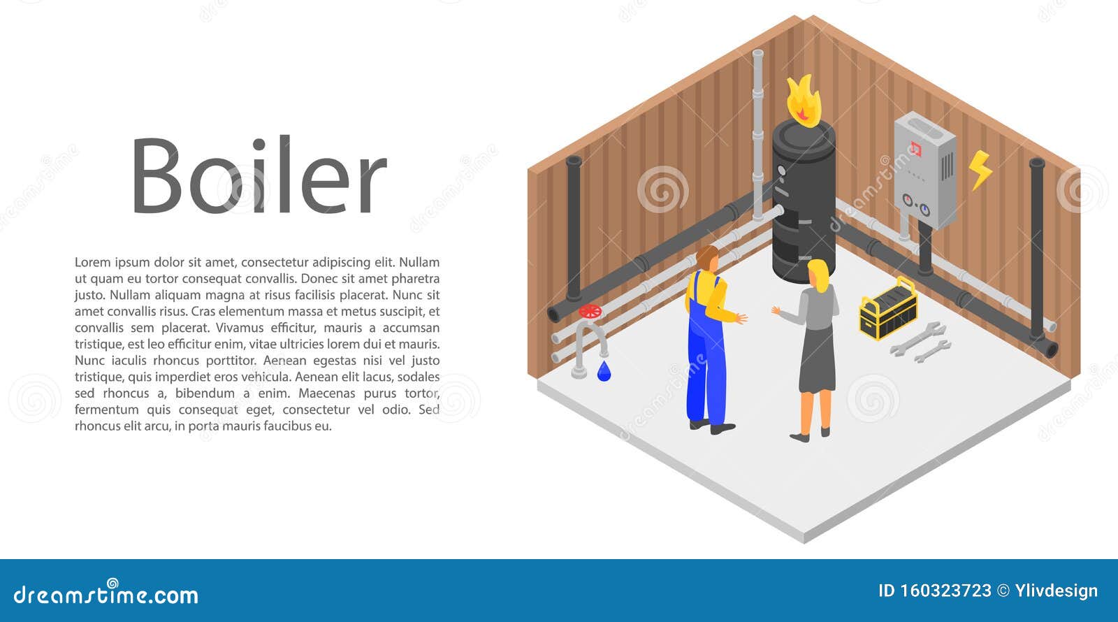 Boiler Concept Banner, Isometric Style Stock Vector - Illustration of ... Boiler Concept Banner, Isometric Style Stock Vector - Illustration of ...
