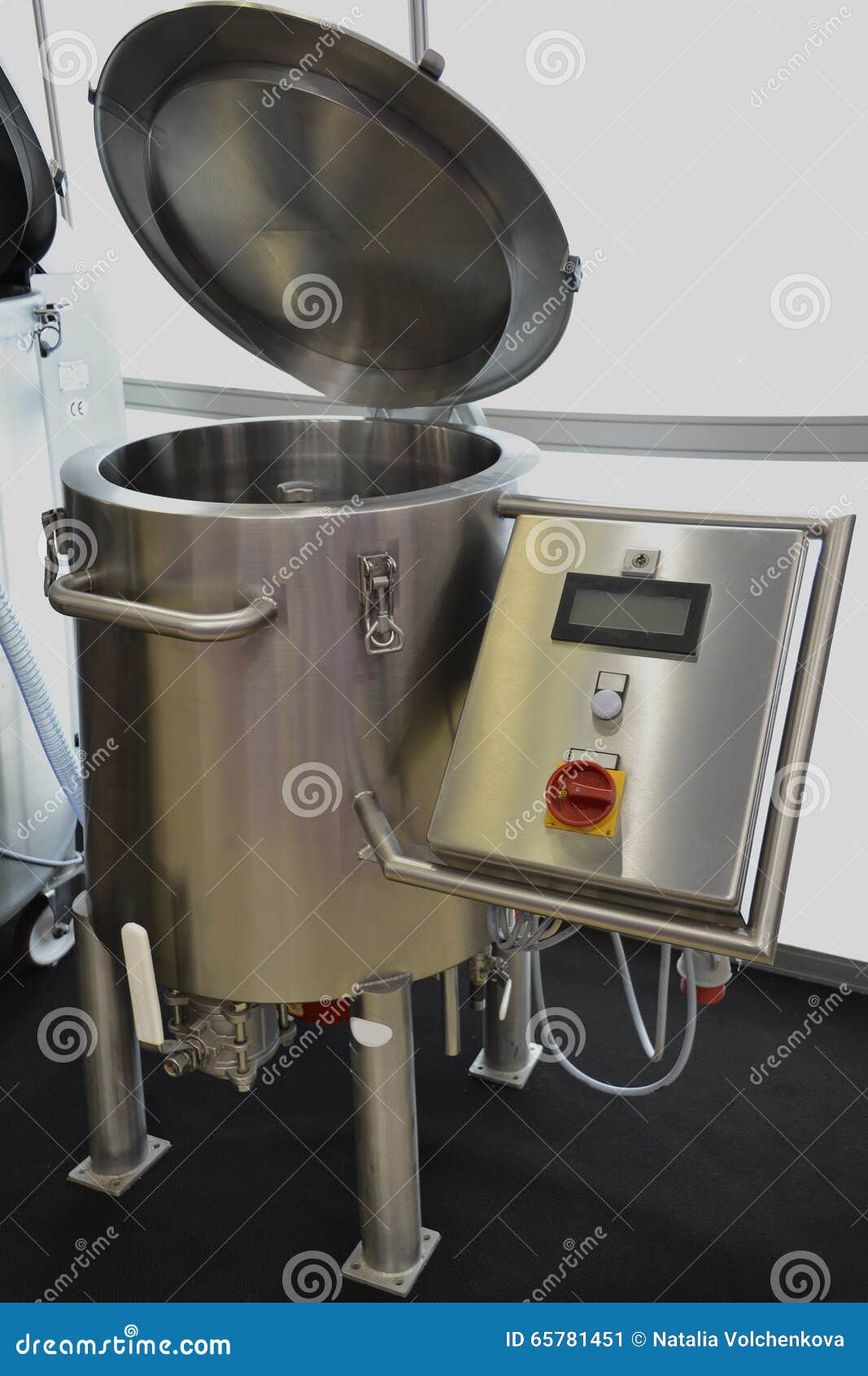Boiler for Cooking Syrup and Caramel Stock Image - Image of fabrication ...
