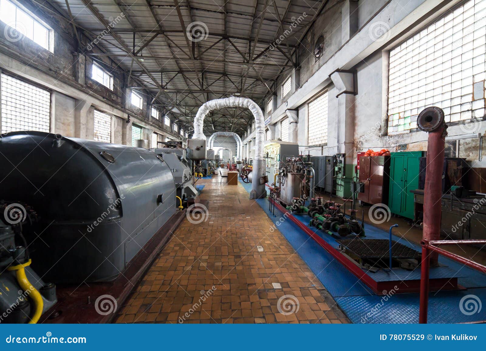 Boiler-house at factory stock image. Image of heat, house - 78075529