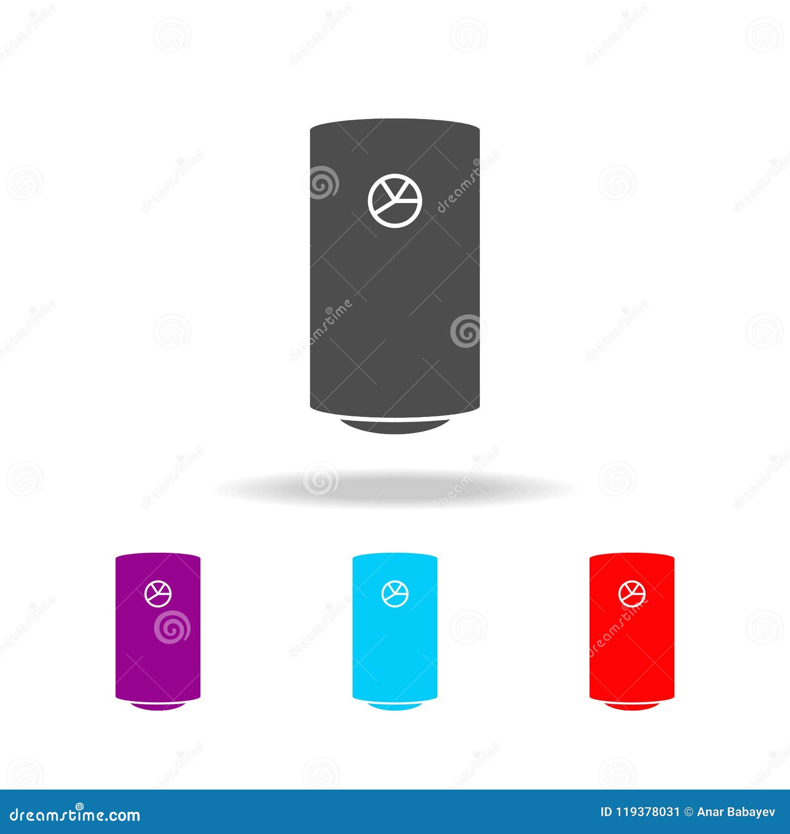 Boiler Icon. Elements of Heating in Multi Colored Icons. Premium ...