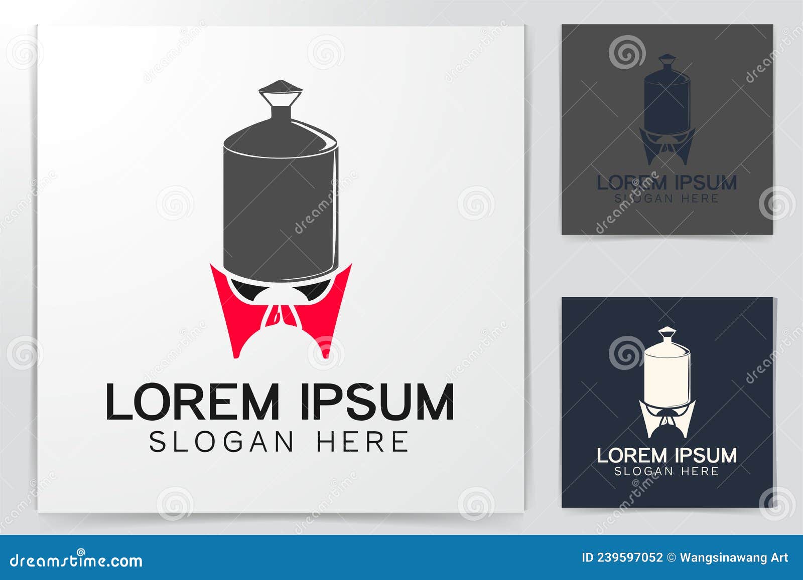 Boiler Logo Designs Inspiration Isolated on White Background Stock ...