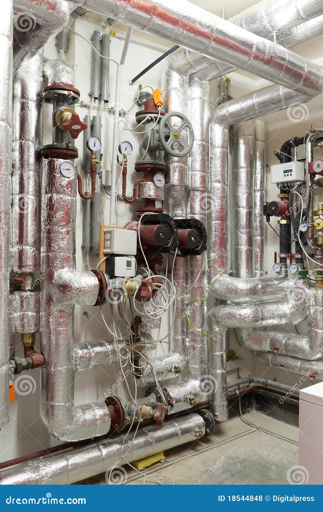 Boiler room stock photo. Image of room, technology, power - 18544848