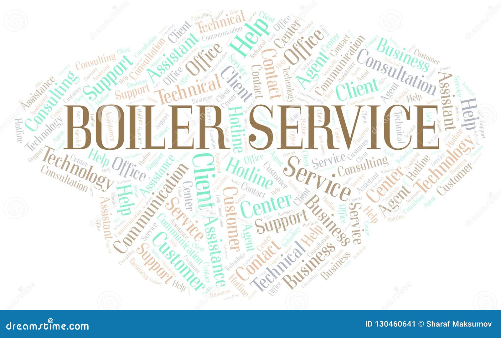 Boiler Service word cloud. stock illustration. Illustration of ...