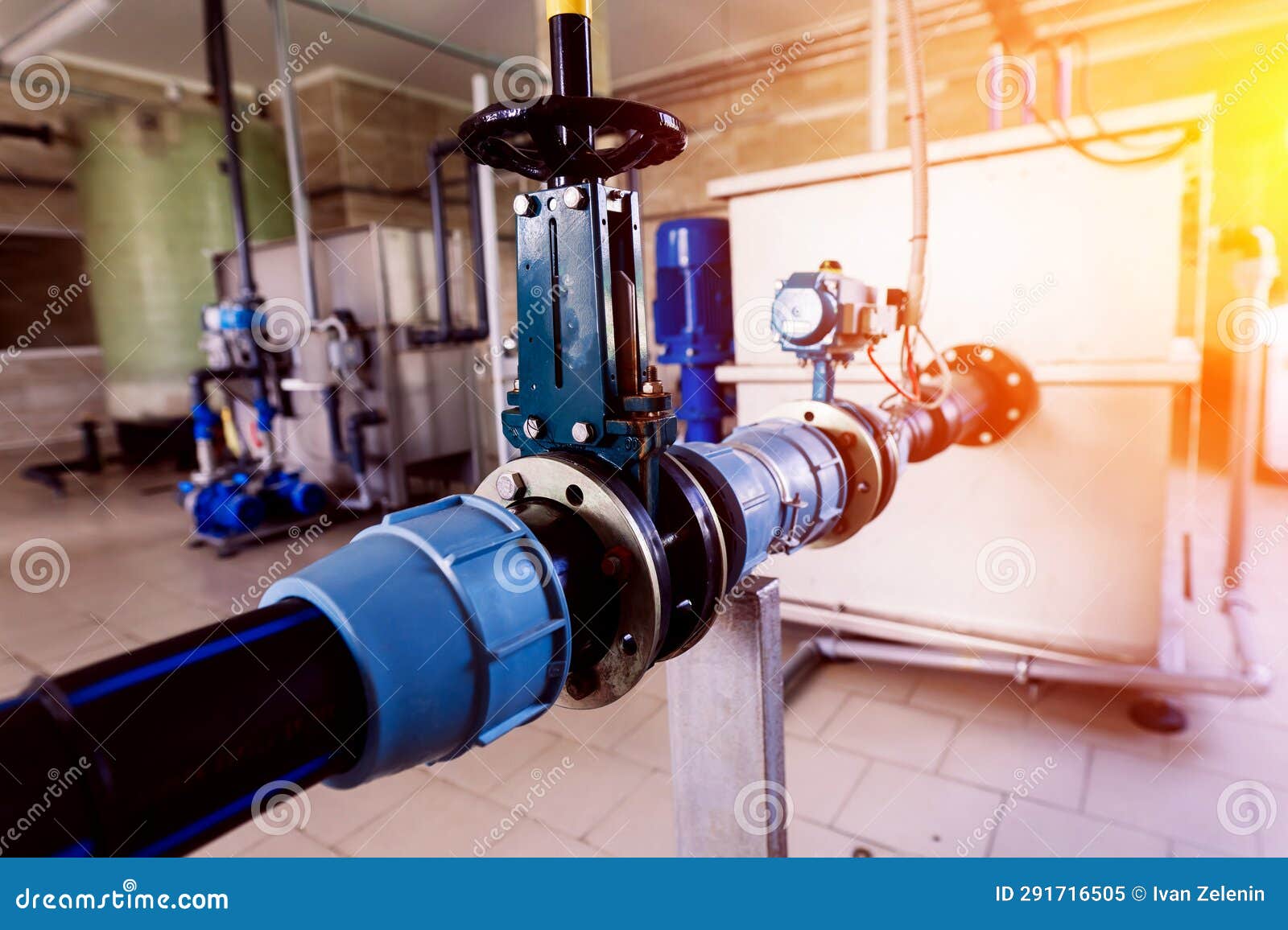 Boiler Station, Boiler Room. Engine Room, Technical Equipment. Stock ...