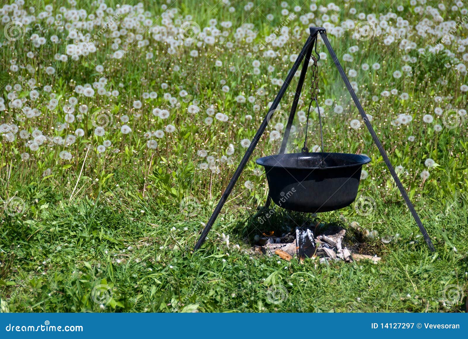 Boiling cauldron stock image. Image of aliment, ingrain - 14127297