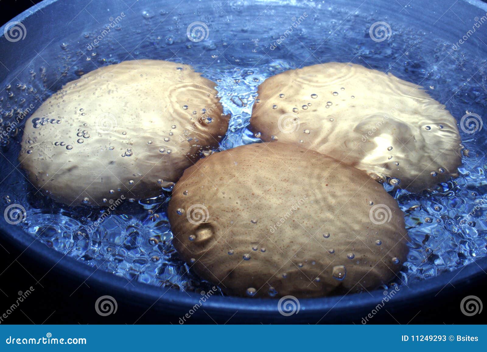 Boiling Eggs stock image. Image of bubbles, steam, brown - 11249293