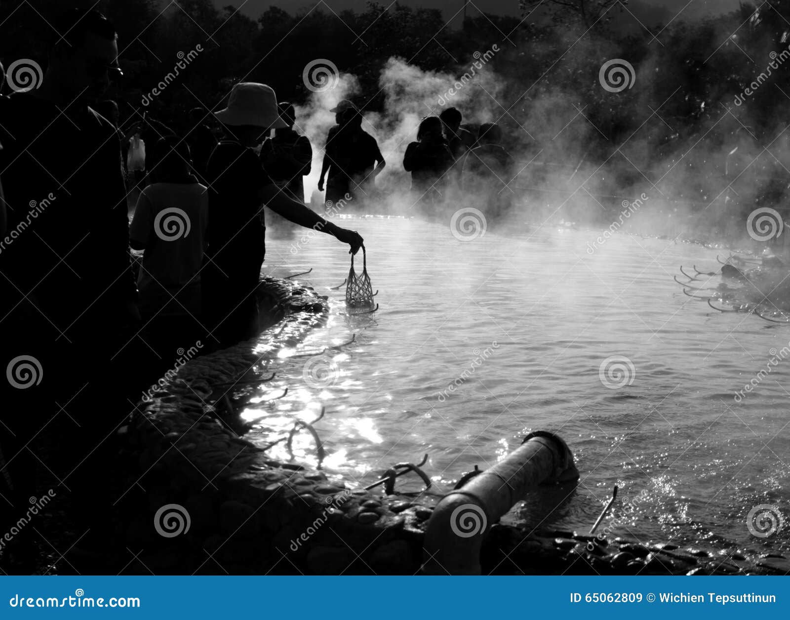 Boiling Eggs in Hot Spring Water Pool Stock Image - Image of black ... Boiling Eggs in Hot Spring Water Pool Stock Image - Image of black ...