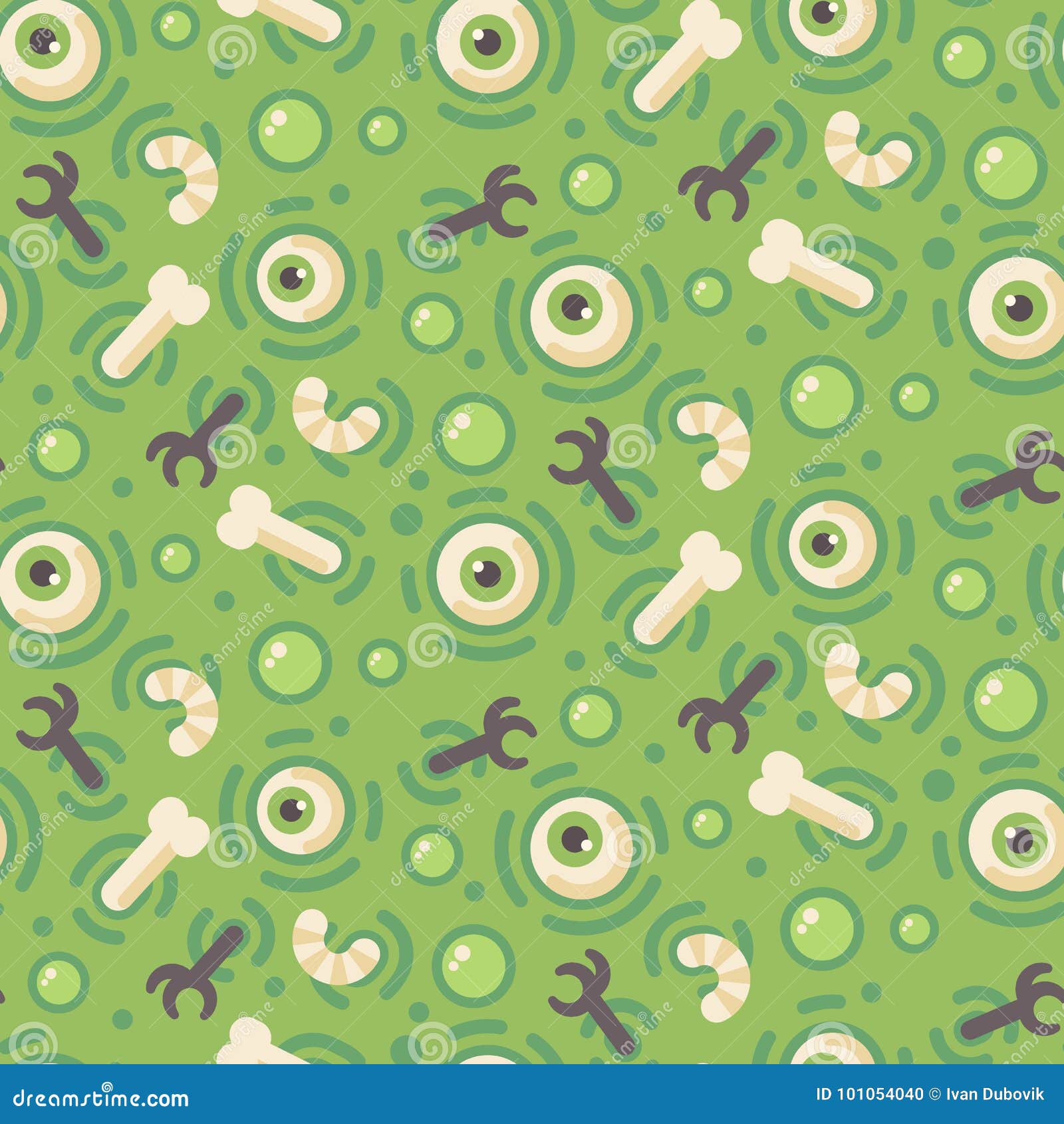 The Green Elf Witch With The Long Nail And Using The Magic Broom With ...