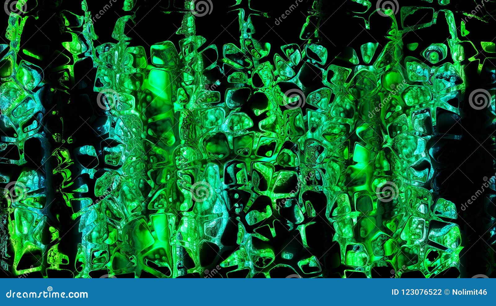 Boiling Liquid Surface with Bubbles, Computer Generated Modern Abstract ...