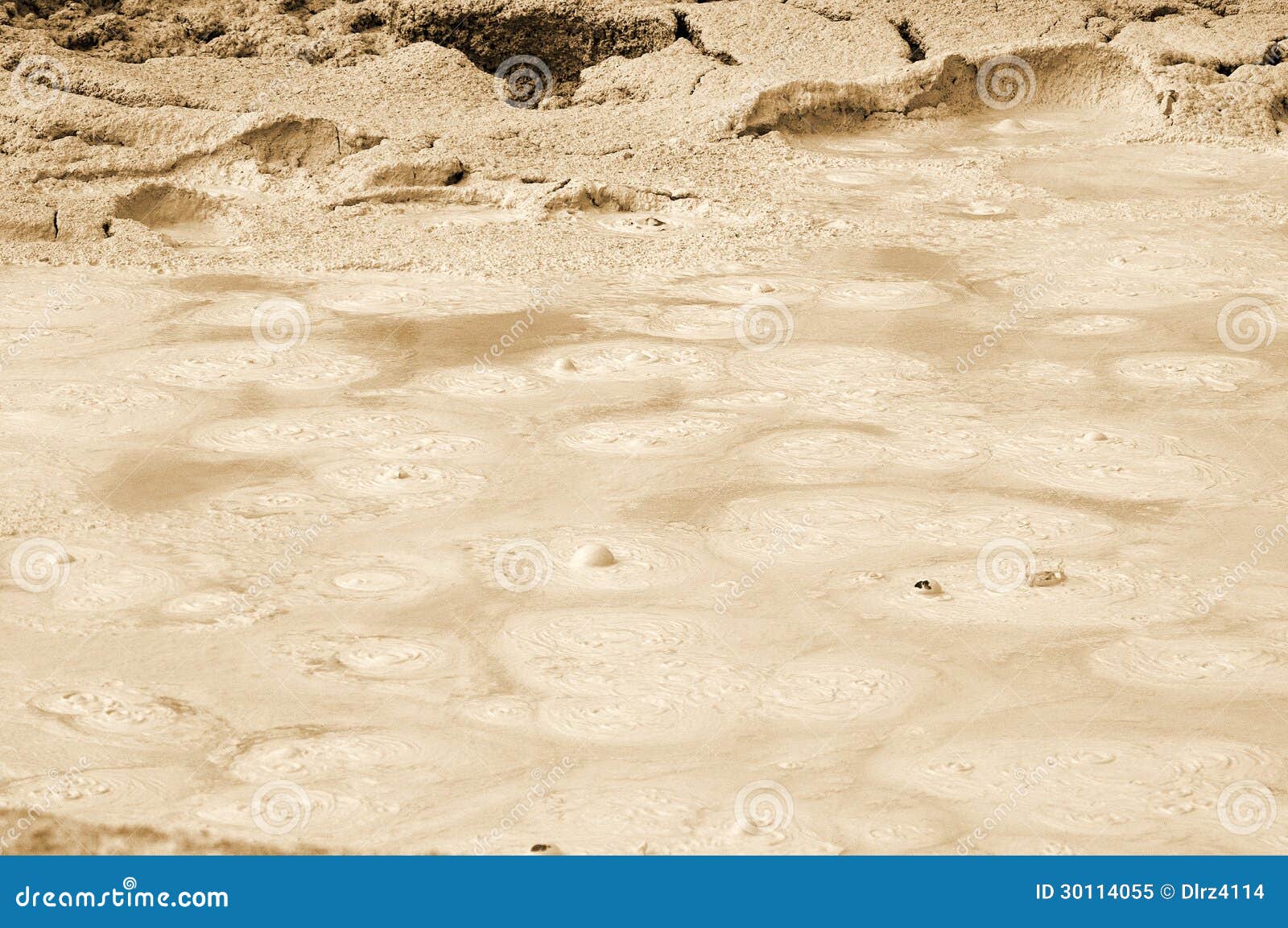 Geothermal Boiling Mud stock image. Image of attraction - 30114055