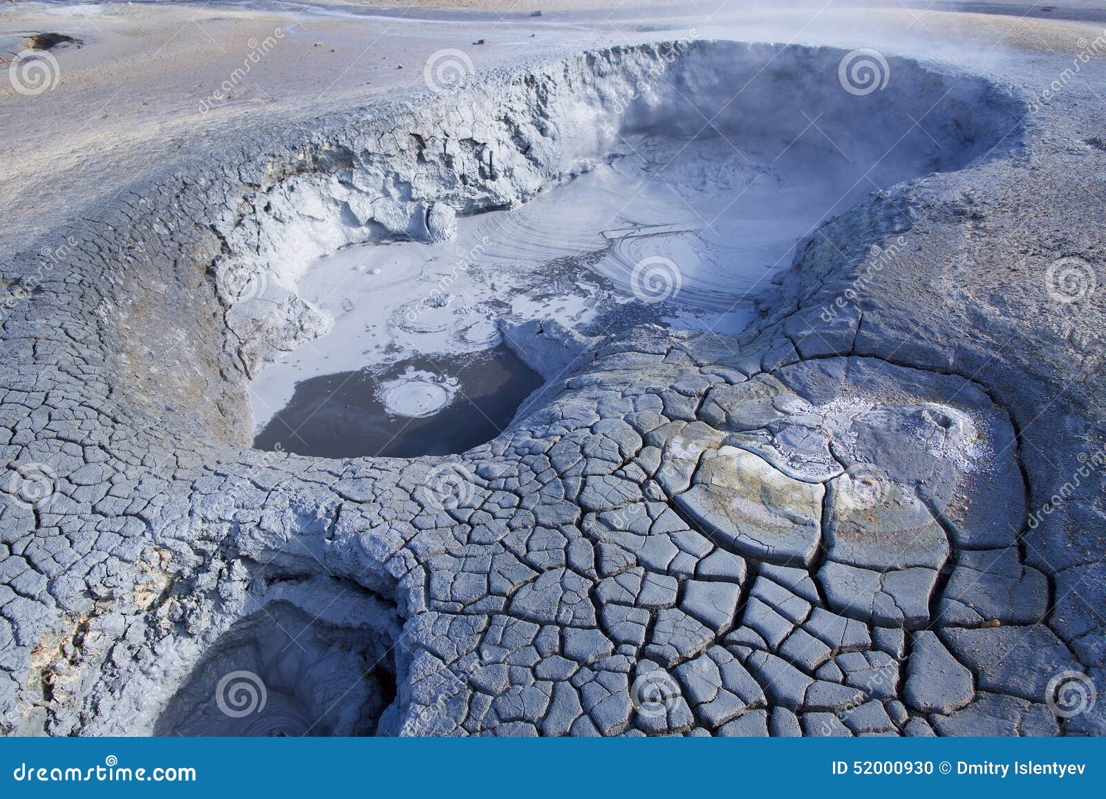 Closeup Of Solfatare Mudpot S In The Geothermal Area Hverir, Iceland ...