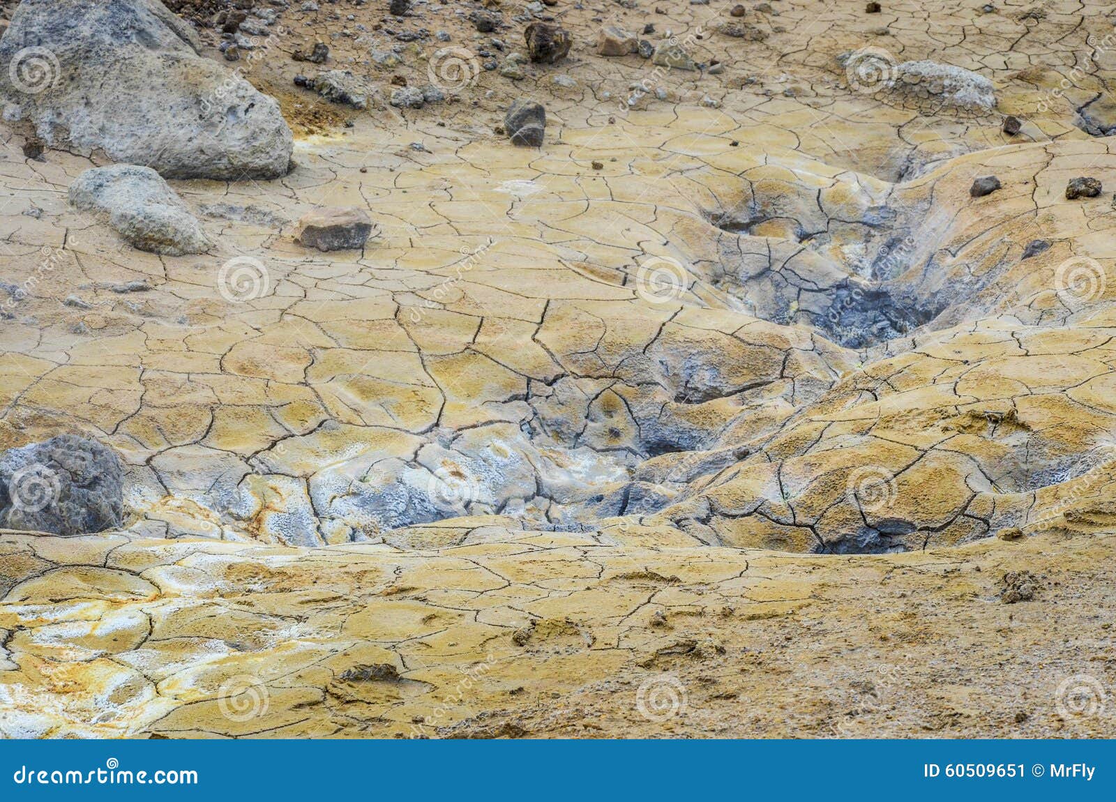 Boiling Mud at Hverir, Iceland Stock Image - Image of geothermal ...