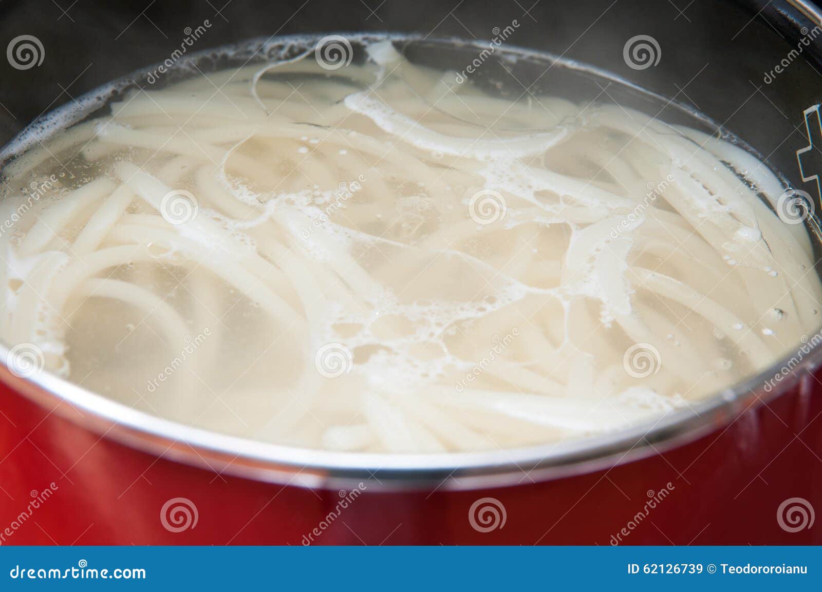 Boiling pasta stock image. Image of view, cooking, pasta - 62126739
