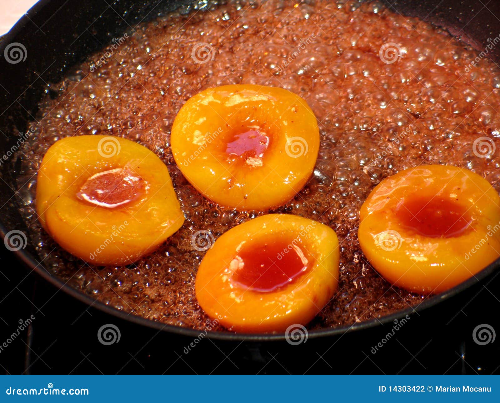 Boiling peaches stock photo. Image of burn, peaches, temperature - 14303422