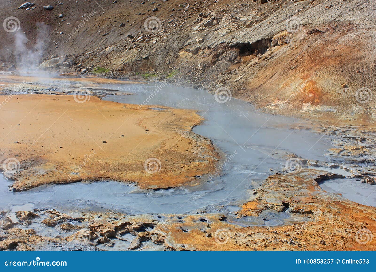 Boiling Mud Pool, Wai-O-Tapu, Rotorua, New Zealand Stock Photo ...