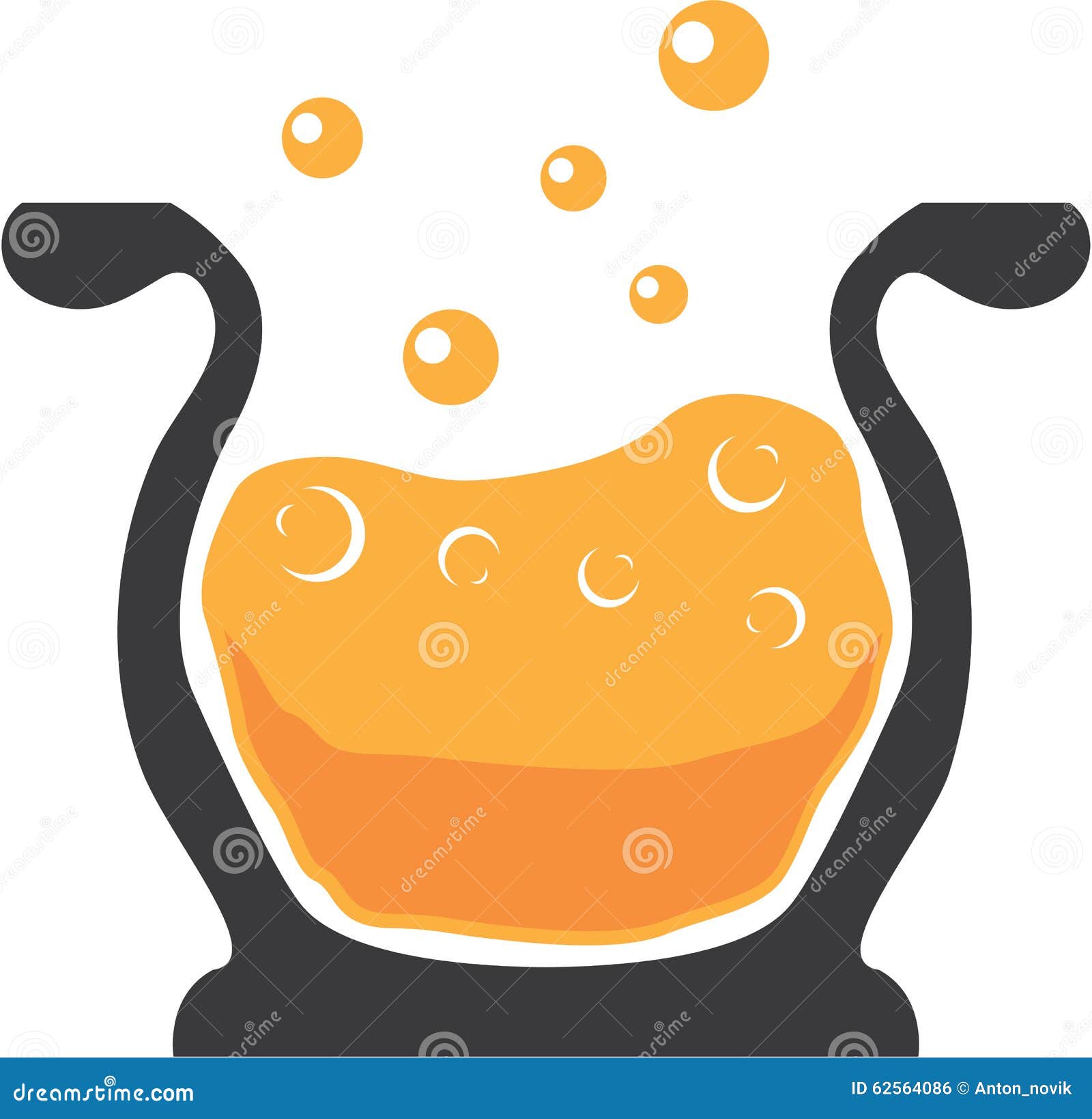 Boiling Pot vector stock vector. Illustration of potion - 62564086