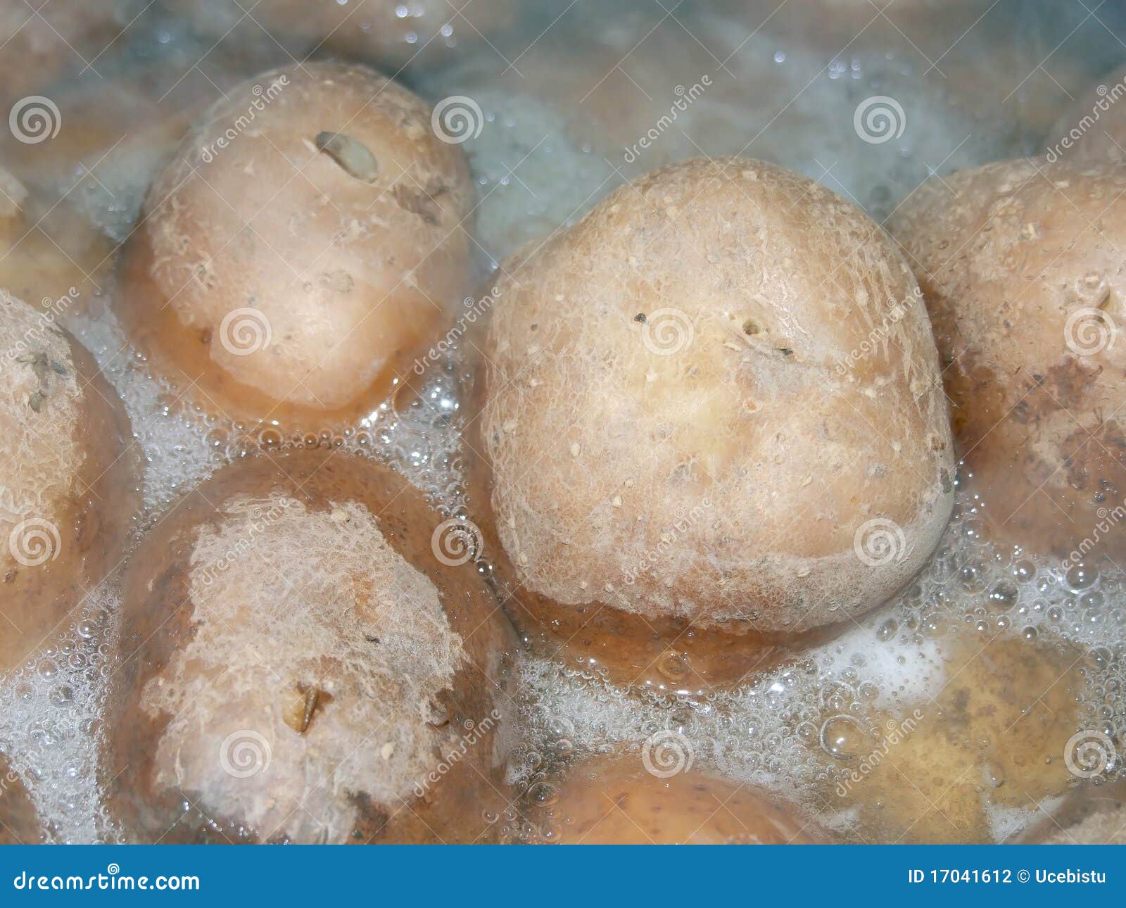 Boiling potatoes stock photo. Image of food, drop, liquid - 17041612