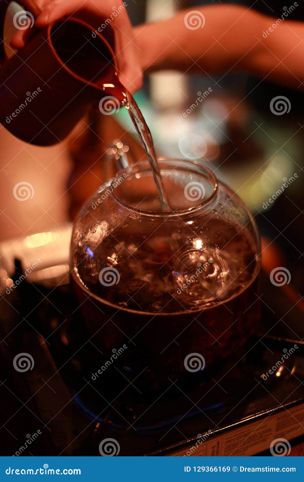 Boiling red chinese tea stock image. Image of healthy - 129366169