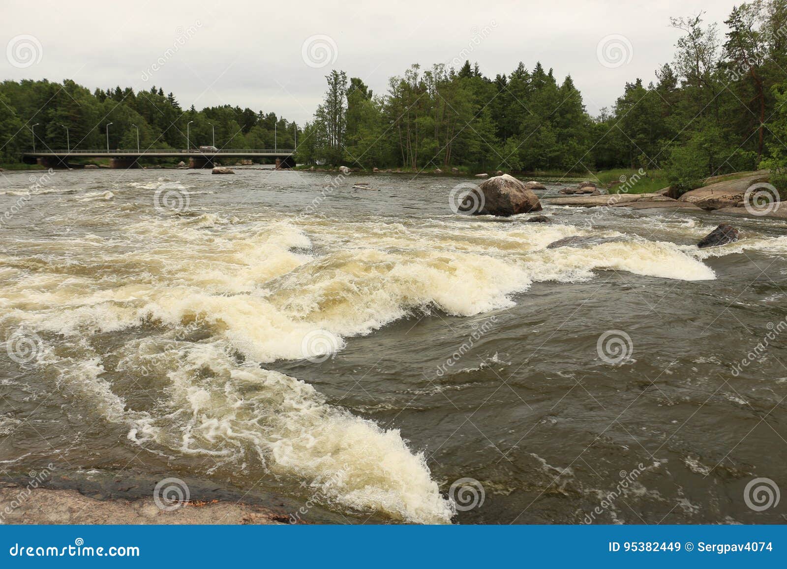 Boiling River stock image. Image of bushes, coast, ranger - 95382449
