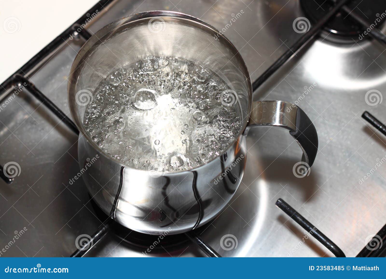 Boiling water stock image. Image of meal, afternoon, saucepan - 23583485