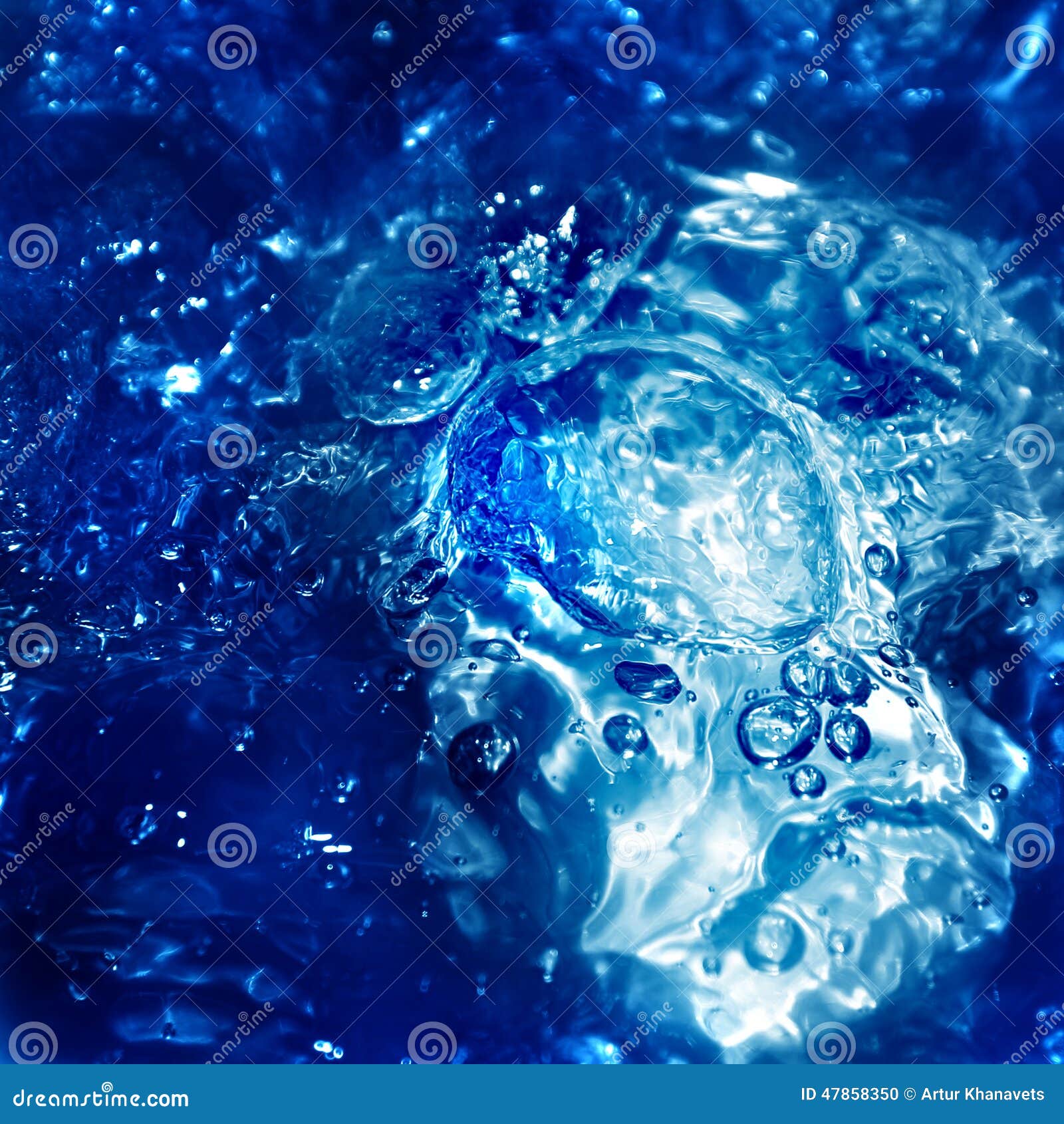 Boiling water background stock illustration. Illustration of blue ...